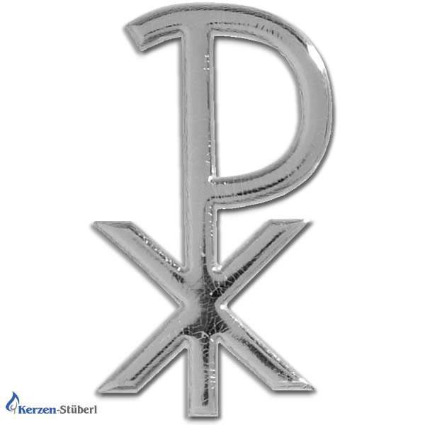 Pax in Silber aus Echtwachs zum Kerzen verzieren | Kerzen-Stüberl